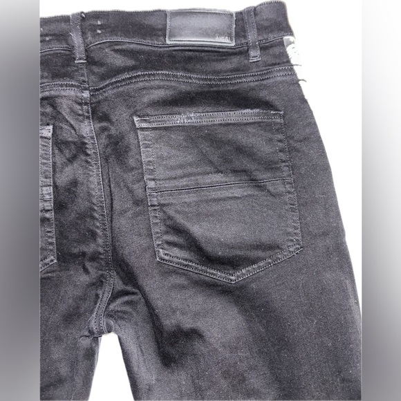 AMIRI | Jeans | Amiri Track Stack Denim Black Denim White Track Stripe ...